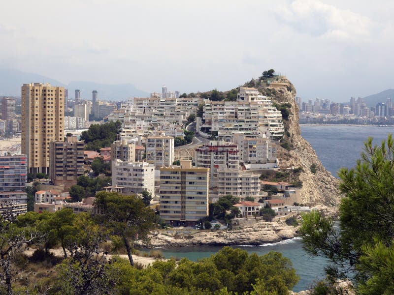Finestrat stock image. Image of cala, beach, benidorm - 13081139