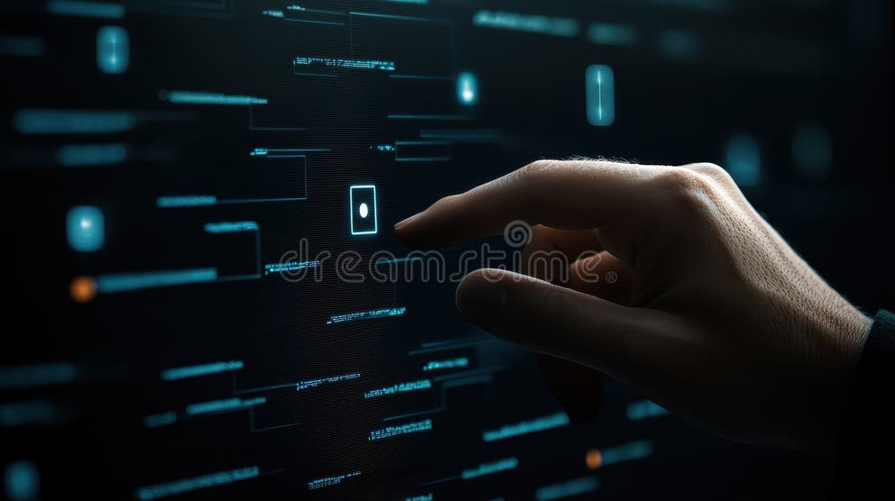 Finger Activating Touchscreen Interface, Seamless Digital Interaction ...