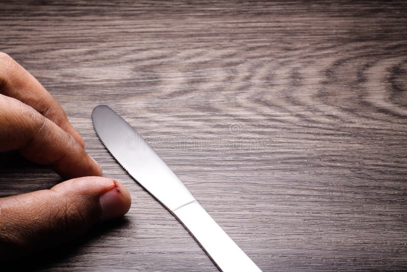 Finger being cut stock photo. Image of food, bleed, finger - 66653236