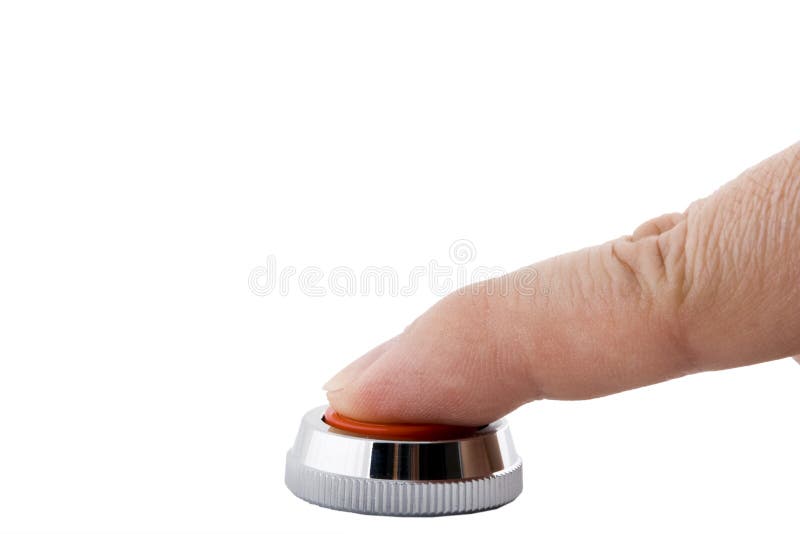 Pushing the Button stock image. Image of control, remote - 32358373