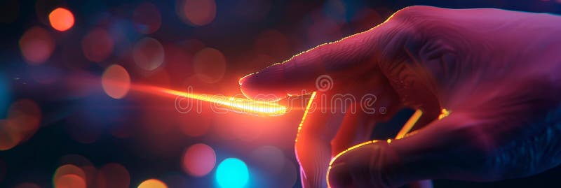 Finger on the Button: a Person with Their Finger on a Button ...