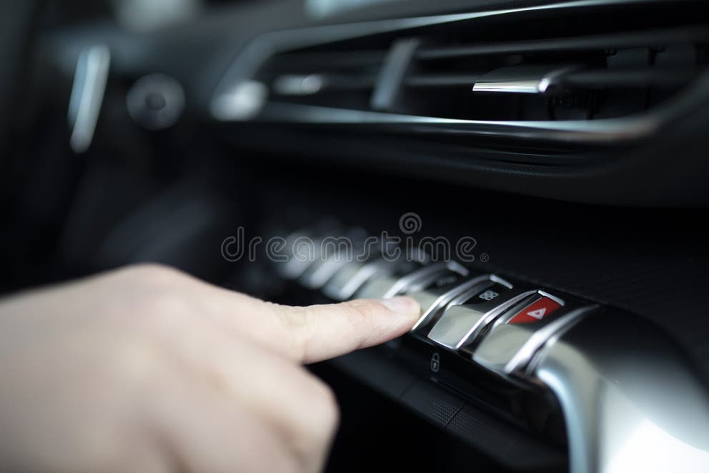 Car control buttons stock image. Image of automobile - 173128309