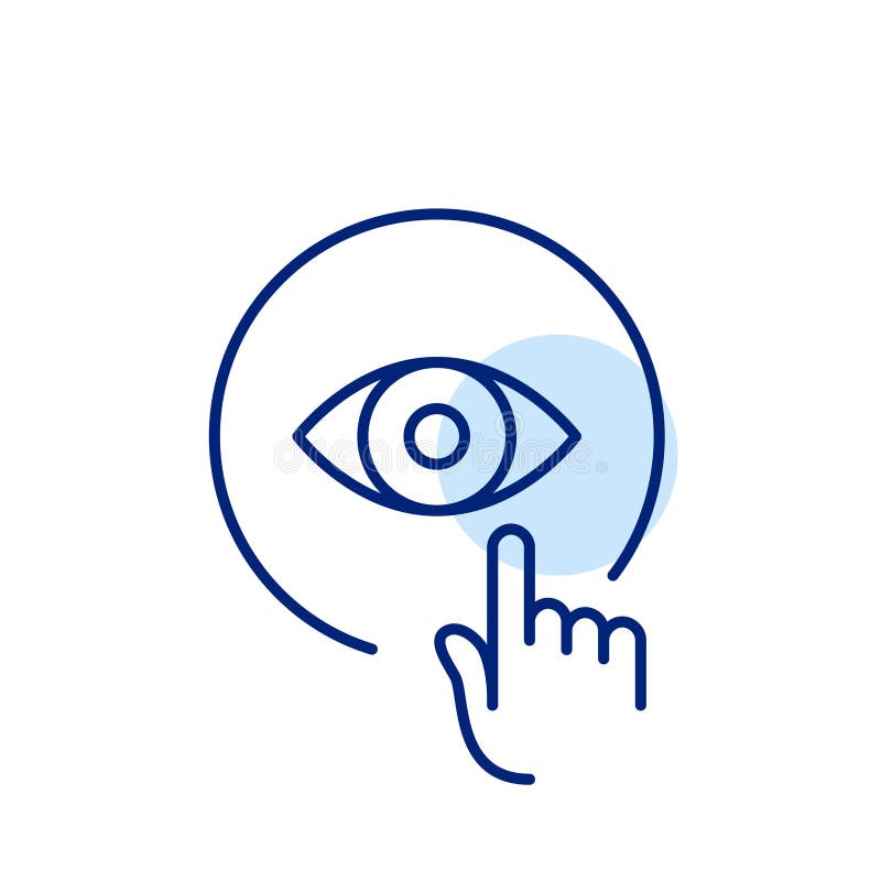 Finger Clicking on Eye Symbol. Interaction and Engagement with Visual ...