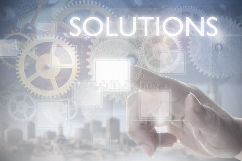 Solutions stock image. Image of education, answer, solution - 37018775