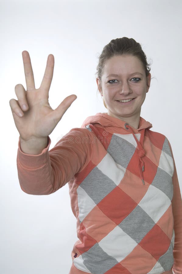 Finger counting stock image. Image of number, countdown - 12324209