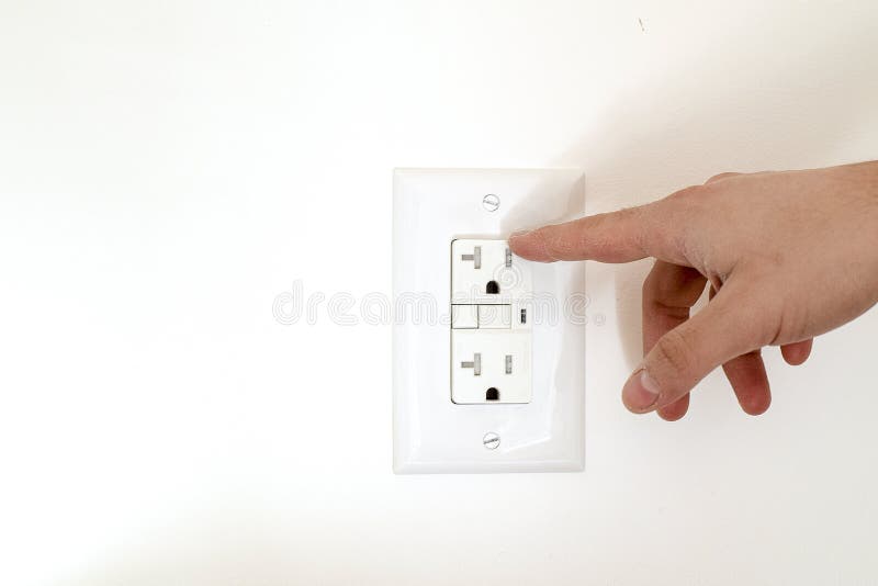Finger Dangerously Close To Electrical Socket Stock Image - Image of ...