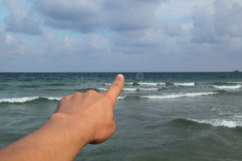 Finger, der irgendwo zeigt stockbild. Bild von anmerkung - 16343253