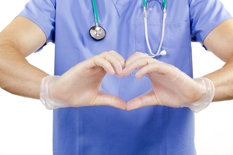 Finger doctor heart. stock photo. Image of health, showing - 41271014