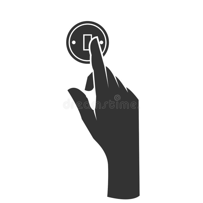 Finger and Electric Switch, Saving Energy and Energy Efficiency, Hand ...