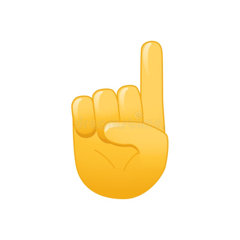 Emoji Pointing Finger Stock Illustrations – 1,113 Emoji Pointing Finger ...