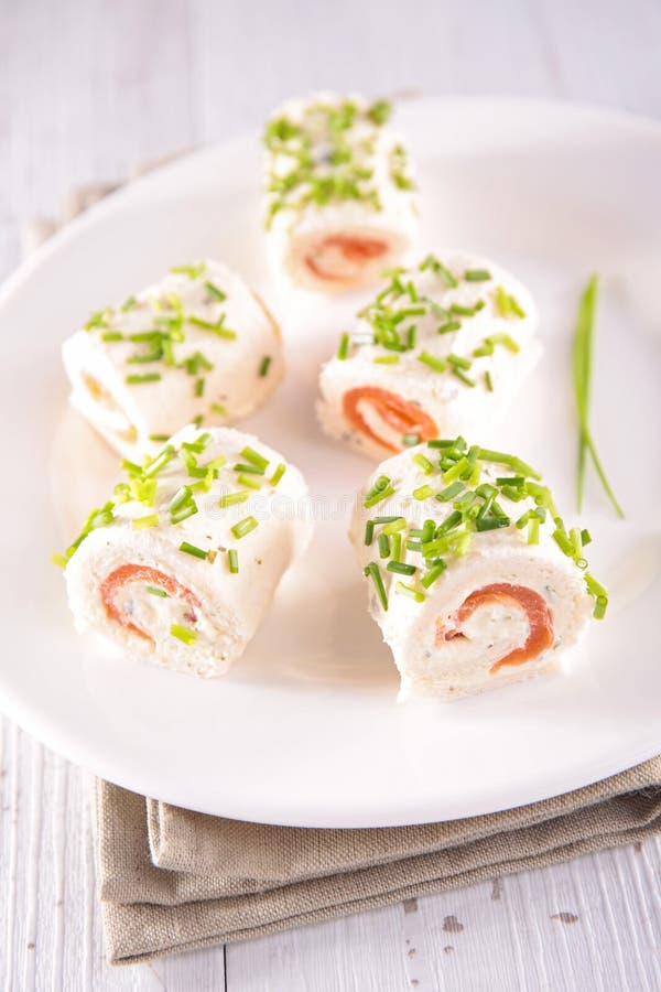 Canape roll ups stock photo. Image of banquet, snack - 223474174