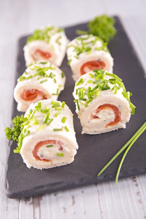 Canape roll ups stock photo. Image of banquet, snack - 223474174