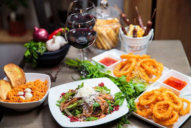 Savory Finger Food at a Birthday Party Stock Photo - Image of treats ...