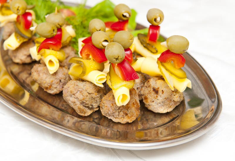 Finger foods stock photo. Image of filled, crackers, cucumbers - 37849662