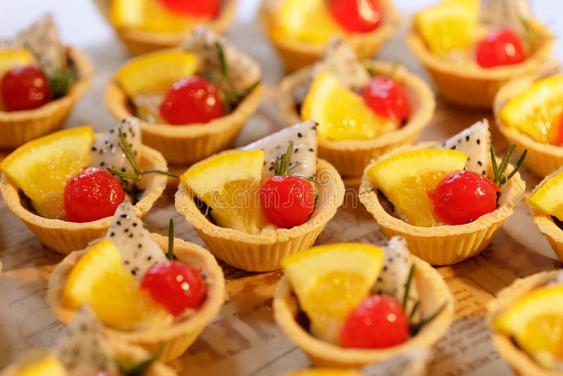 Finger foods stock image. Image of fruit, chery, maraschino - 267974375