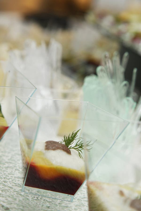 Finger foods stock image. Image of glass, gourmet, caviar - 42847197