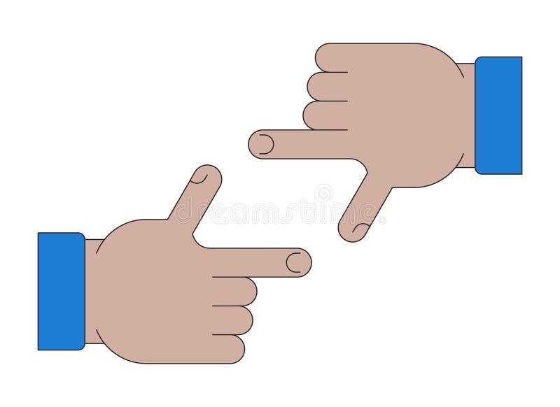 Finger Framing Stock Illustrations – 257 Finger Framing Stock ...