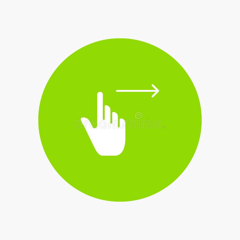 Finger, Gestures, Right, Slide, Swipe Stock Vector - Illustration of ...
