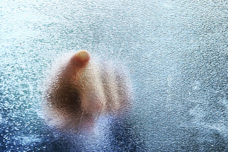 Finger on green glass stock photo. Image of glass, inside - 39092024