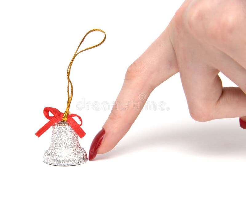 Finger and hand bell stock photo. Image of bell, glamor - 1955368