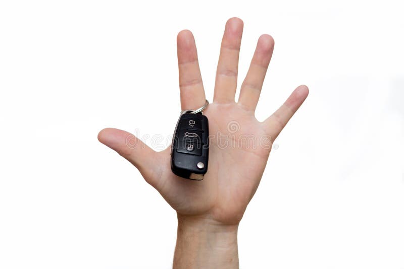 On the Finger Hang the Keys Stock Image - Image of license, fingers ...