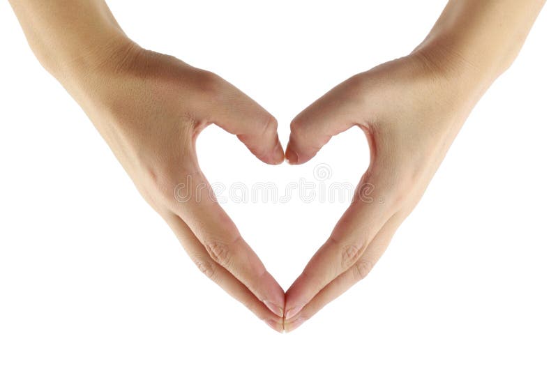 Finger heart shape stock image. Image of background, gesture - 23820235