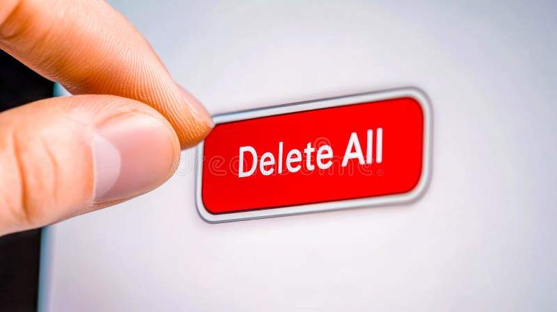 145 Finger Press Delete Button Stock Photos - Free & Royalty-Free Stock ...