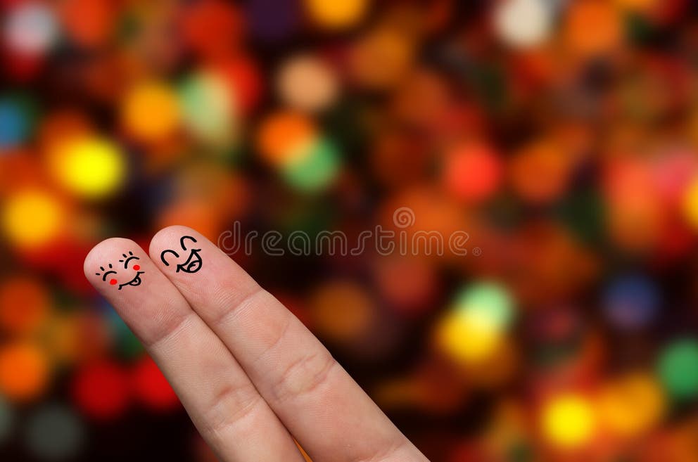 Finger hug stock photo. Image of couple, colorful, focus - 17405884