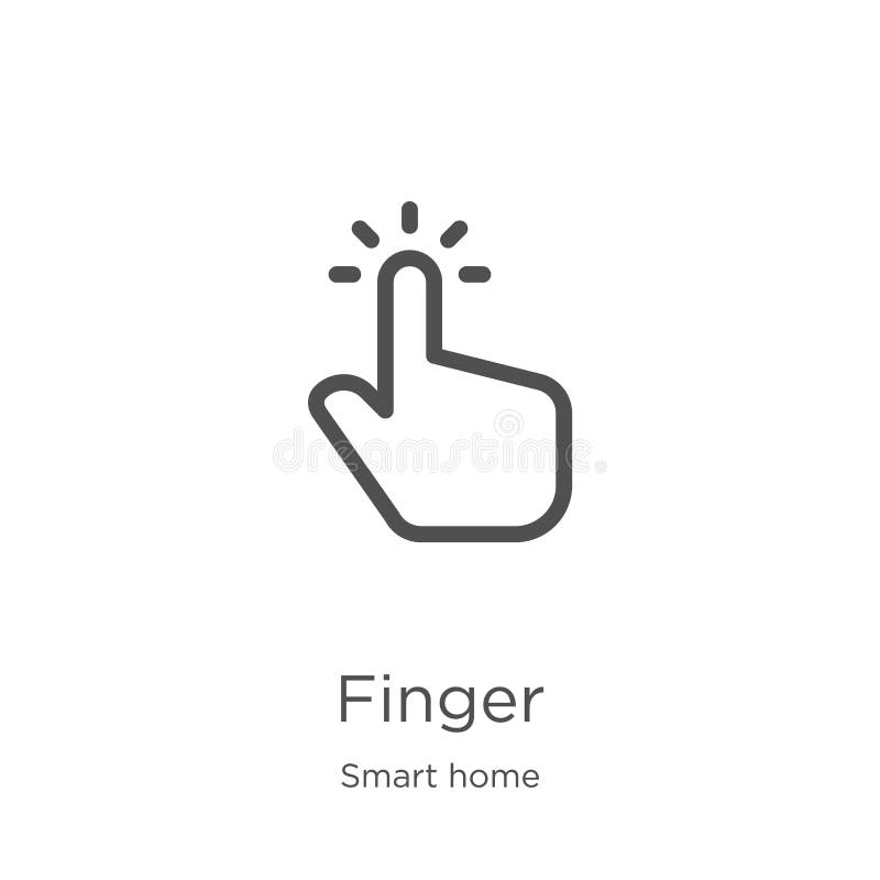 Finger Outline Stock Illustrations – 76,342 Finger Outline Stock ...