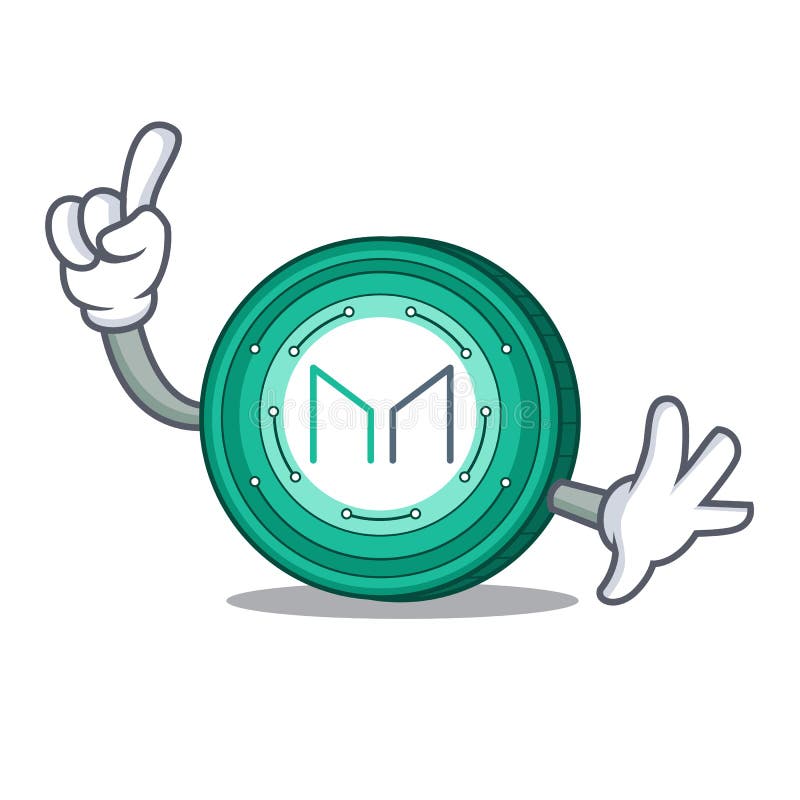 Finger Maker Coin Mascot Cartoon Editorial Photography - Illustration ...