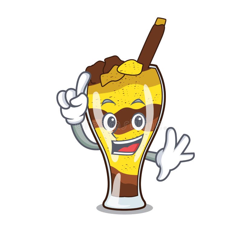 Finger Mangonada Fruit Mascot Cartoon Stock Vector - Illustration of ...