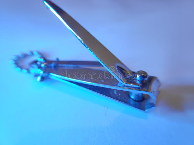 Finger Nail Clip Made of Stainless Steel Stock Photo - Image of ...