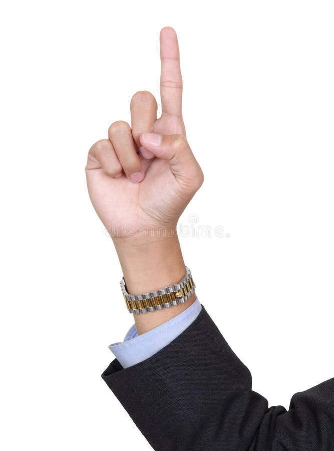 Finger number one pointing stock image. Image of numbers - 12936655