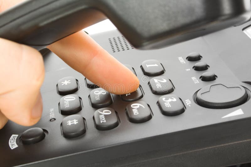 Black telephone stock photo. Image of equipment, connection - 8498732