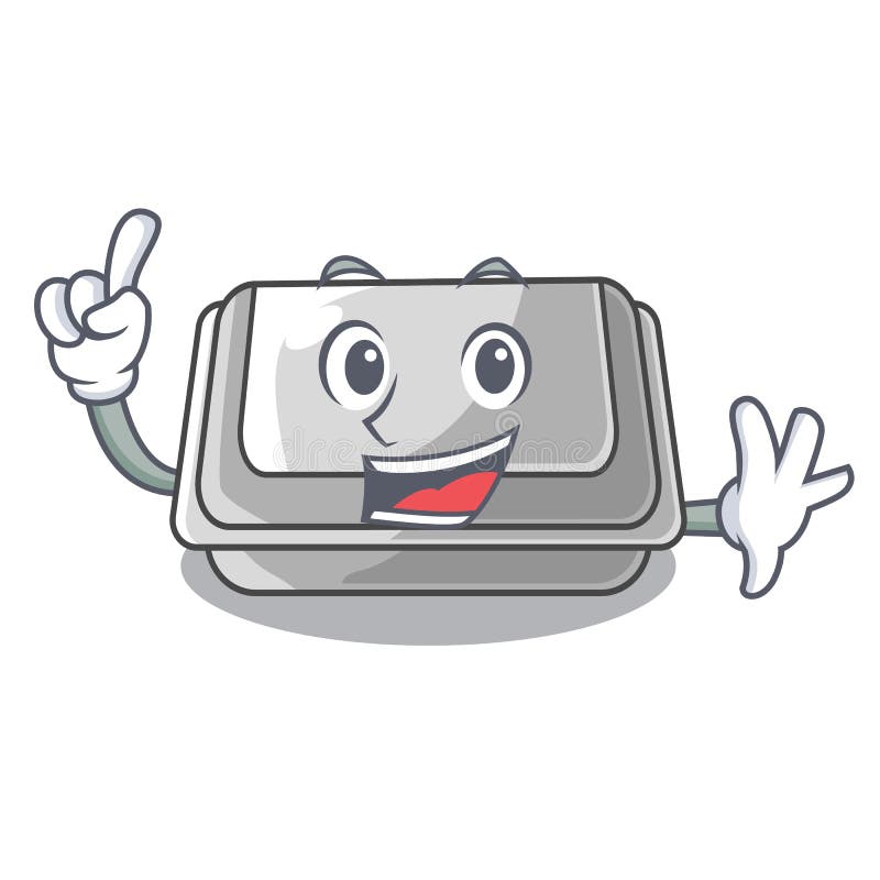 Finger Plastic Box in the Character Closet Stock Vector - Illustration ...