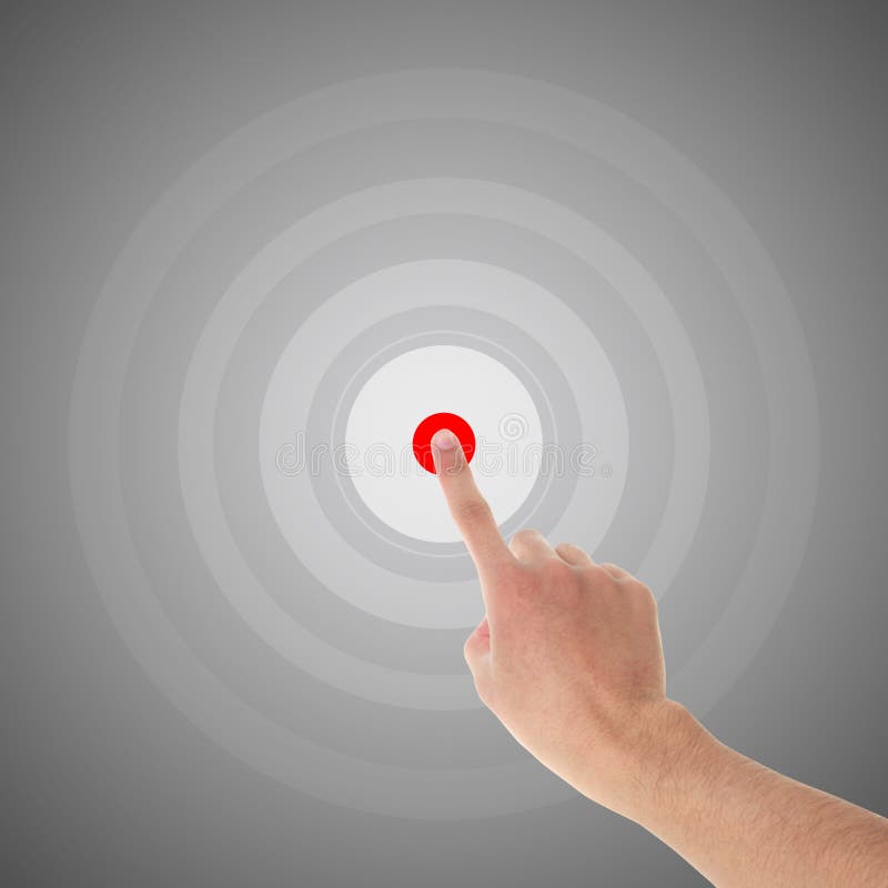Finger point stock image. Image of digital, select, press - 36192891
