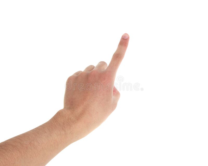 Finger point stock image. Image of digital, select, press - 36192891