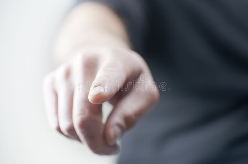 Finger pointing stock photo. Image of hand, indication - 22067580