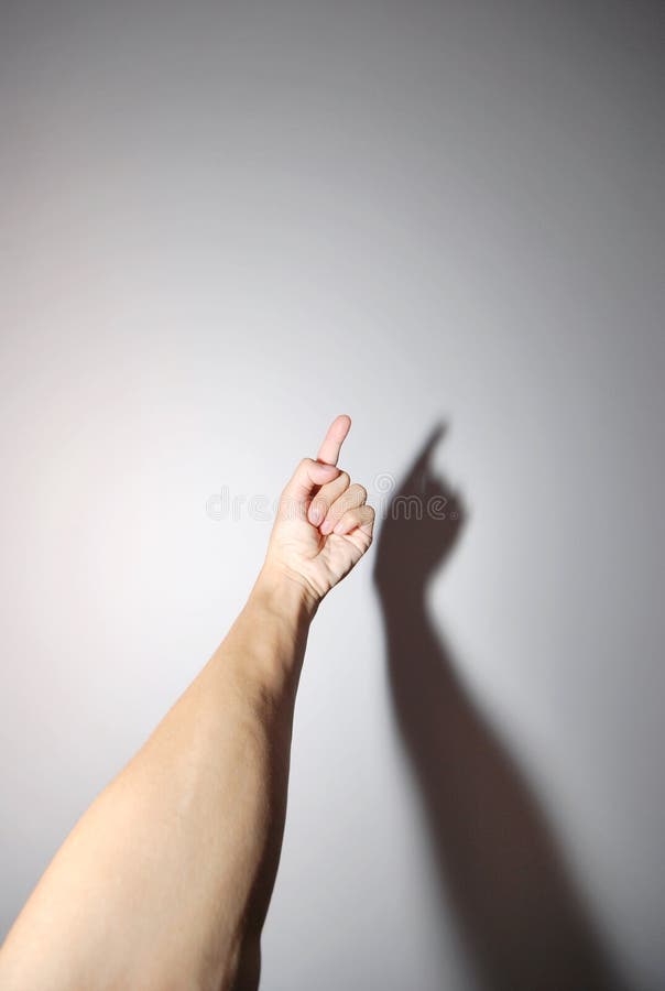 Finger Pointing stock image. Image of pointing, triceps - 23071343