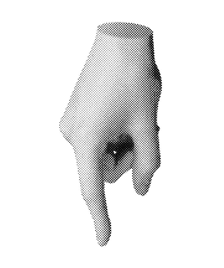 Index Finger Pointing Down Stock Illustrations – 570 Index Finger ...