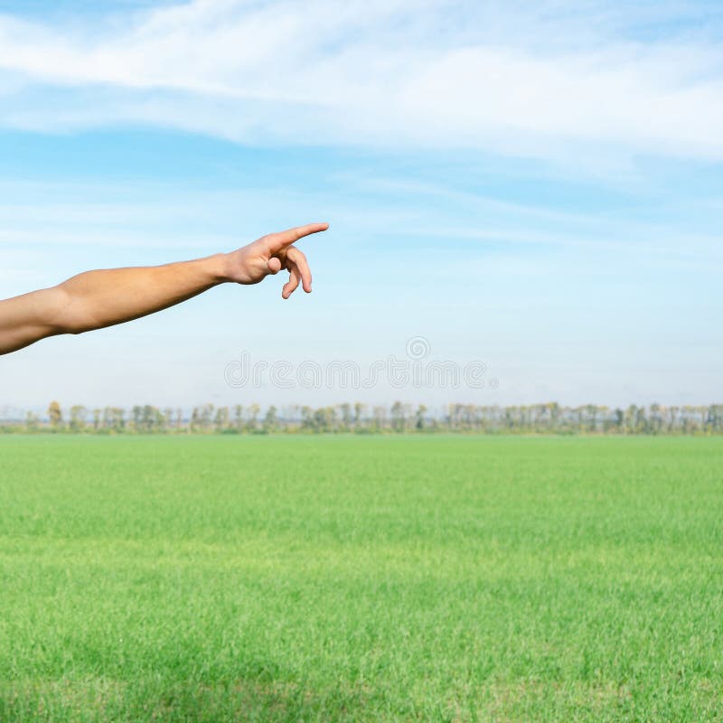 Finger pointing out stock image. Image of advertisement - 284676383