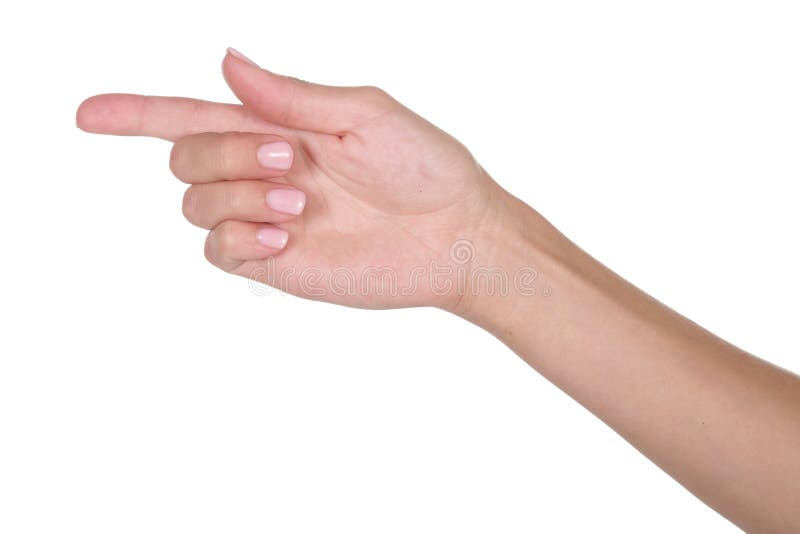 Finger Pointing Sign stock image. Image of gesture, confident - 39552229