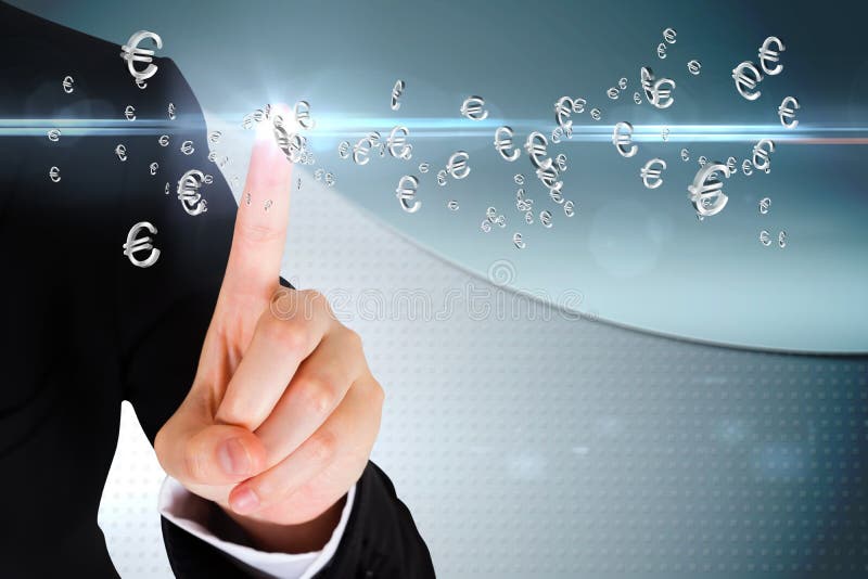 Finger Pointing Signs stock vector. Illustration of business - 4055282