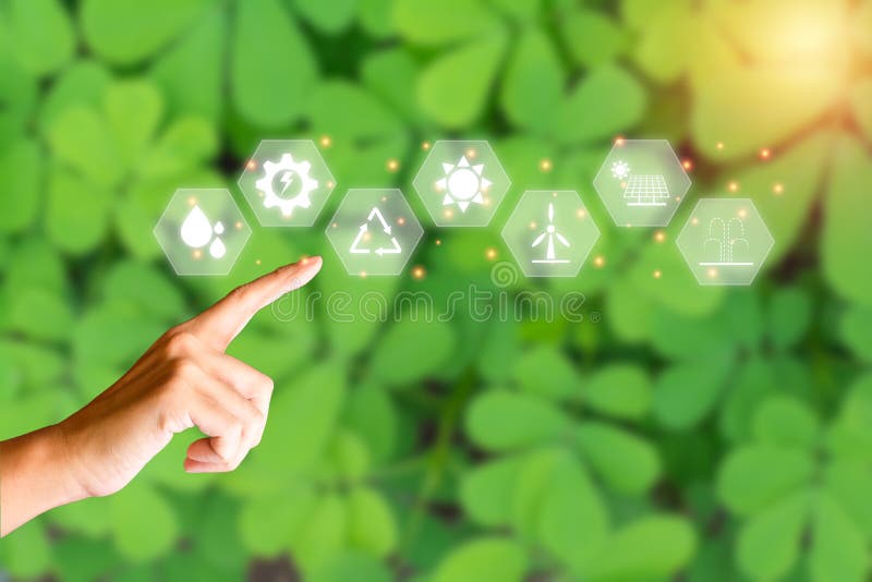 Human Finger Pointing To the Earth with Metaverse Stock Image - Image ...