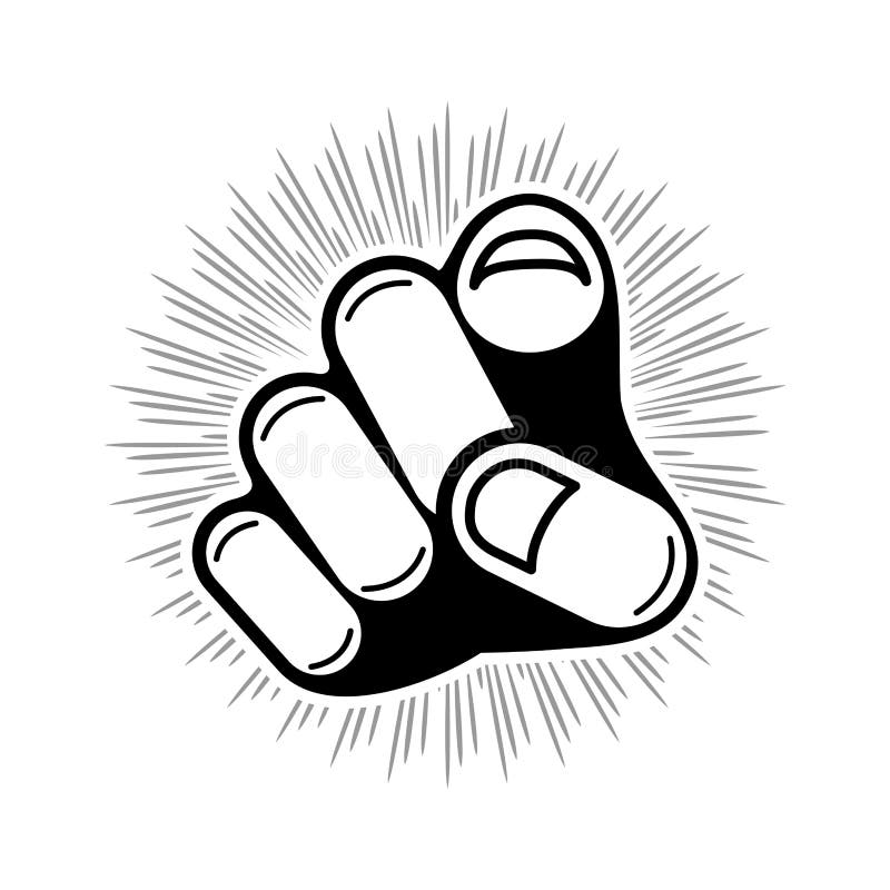 Finger Pointing Transparent Background Stock Illustrations – 355 Finger ...