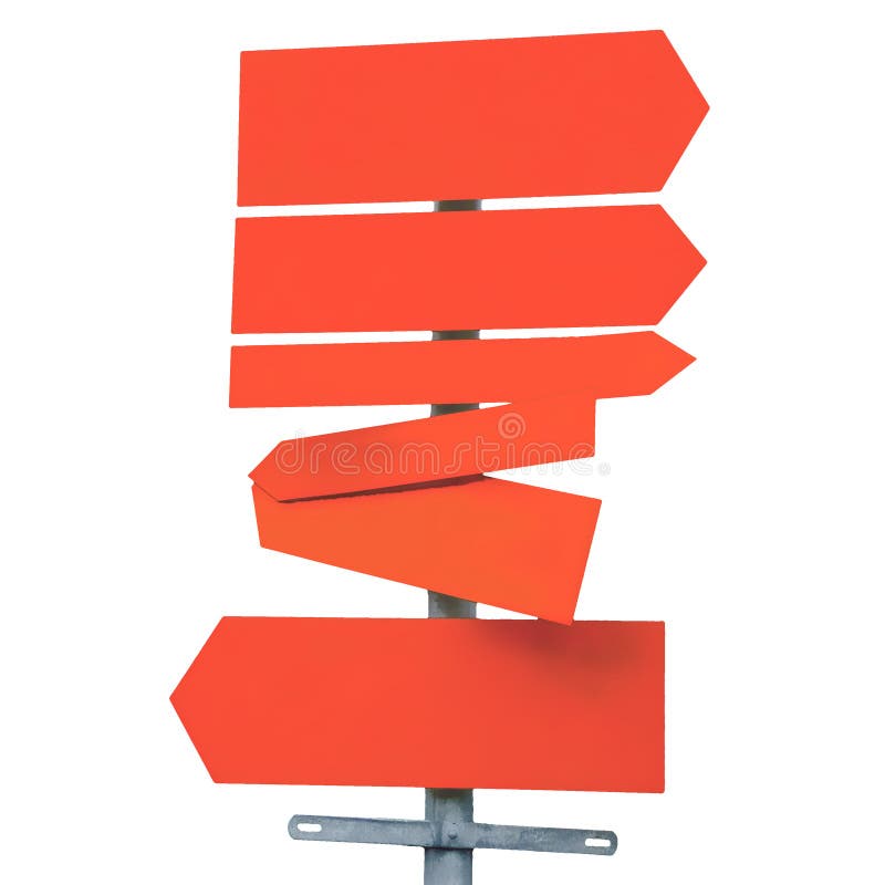 Finger post unlabelled stock illustration. Illustration of trail ...