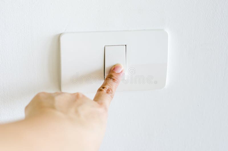 Finger Press on Emergency Stop Switch Button, Machine Control of Urban ...