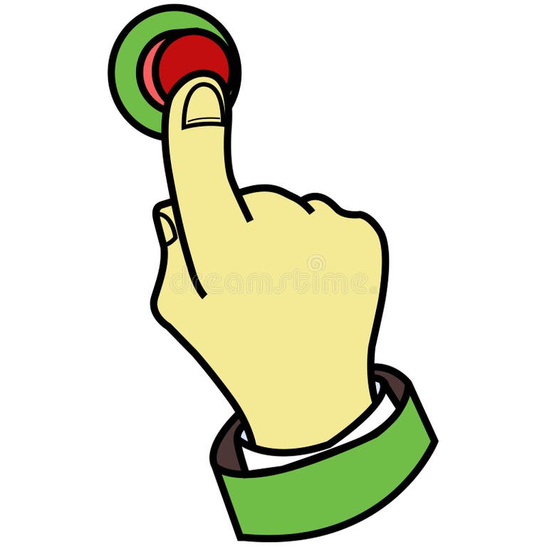 Finger Button Stock Illustrations – 75,835 Finger Button Stock ...