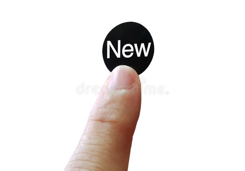 The Finger is Pressing Down on the Stock Photo - Image of finger ...