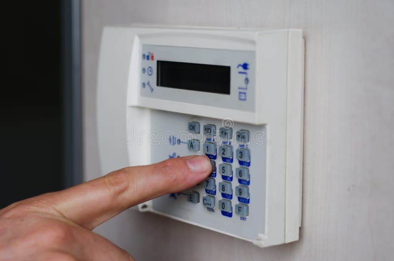 House Alarm stock photo. Image of handheld, home, remote - 24401964
